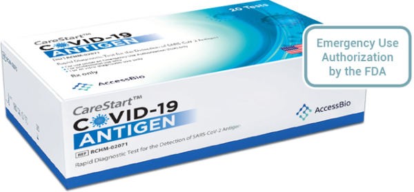 Access Bio CareStart COVID-19 Rapid Antigen Test – Inspire Diagnostics